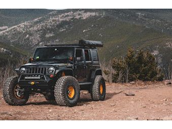 JK JKU EVO 3-5 INCH LIFT KING COILOVER CONVERSION ENFORCER PRO ( BLACK ...
