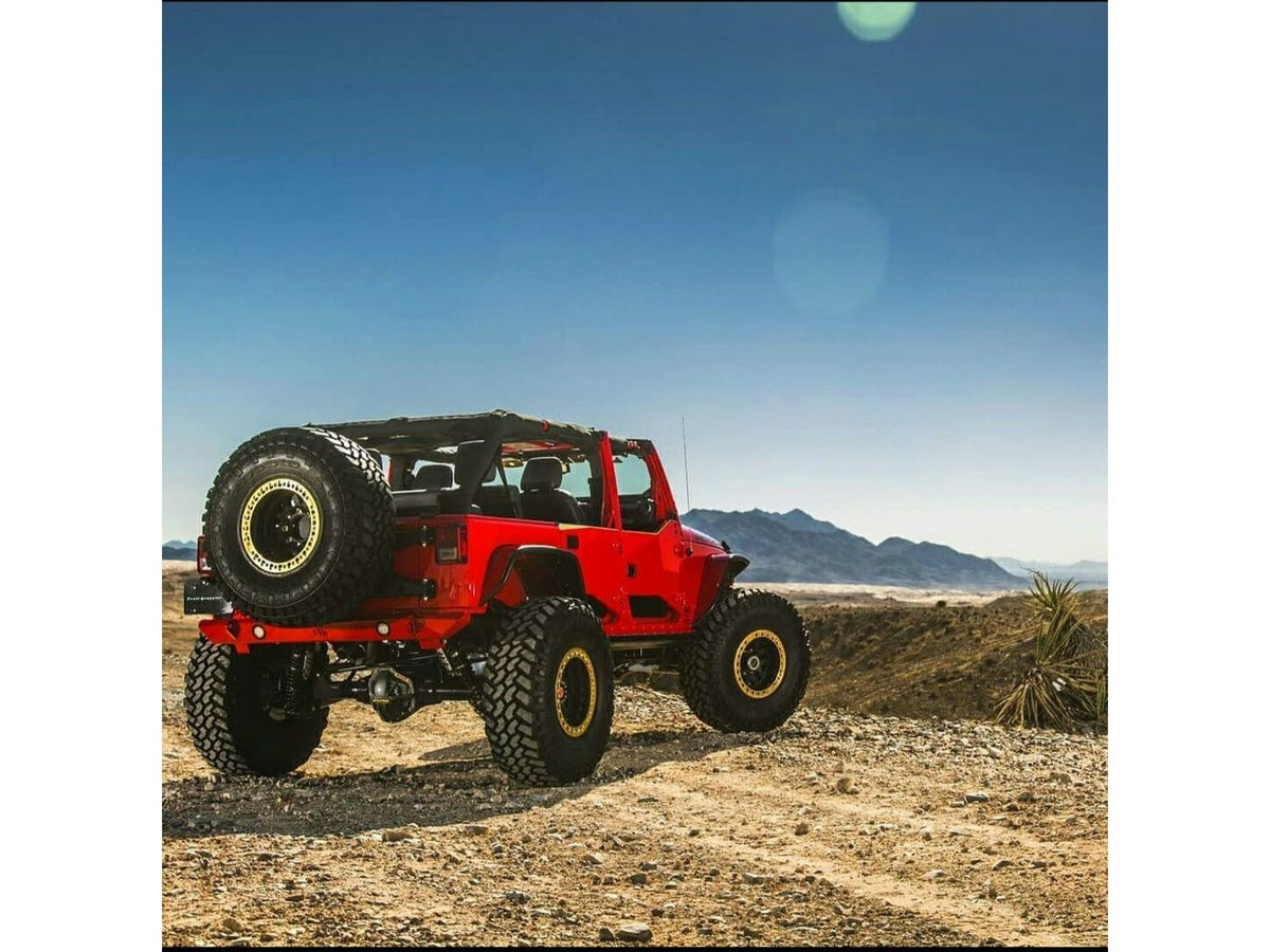 JK JKU EVO 3-5 INCH Lift KING COILOVER CONVERSION HIGH CLEARANCE LONG ...