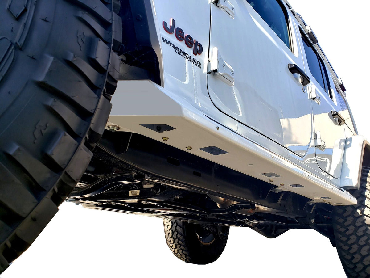 ROCKER STEPS WITH OPTIONAL BODY ROCKSKINS, 4 DOOR FOR JLU – Off Road ...